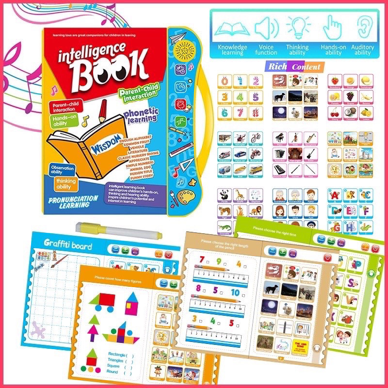 BF Book Learning Speaker – Educational Talking Books with Smart Pen for ...