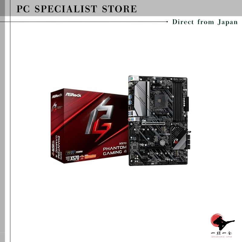 ASRock Motherboard X570 Phantom Gaming 4 Compatible with AMD Ryzen 5000 ...