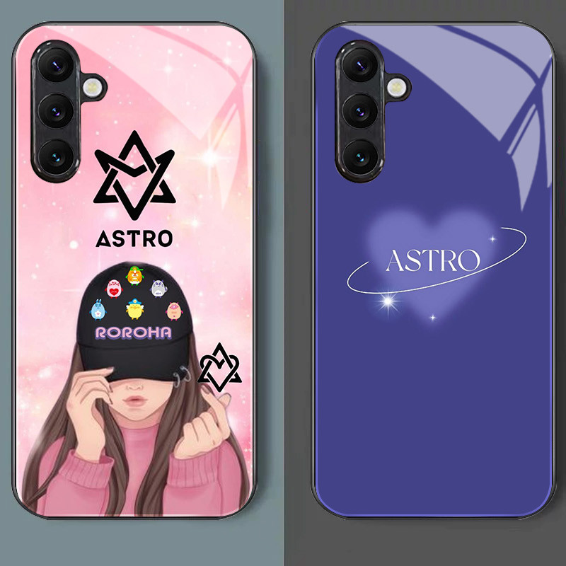 ASTRO Kpop 04 Glass Phone Case For Samsung Galaxy A55 A54 A35 A36 A14 ...