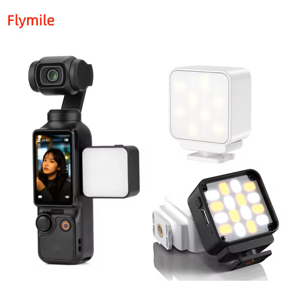 Flymile Magnetic Fill Light for Insta360 X5/X4/X3/GO 3S/ACE PRO 2/DJI ...
