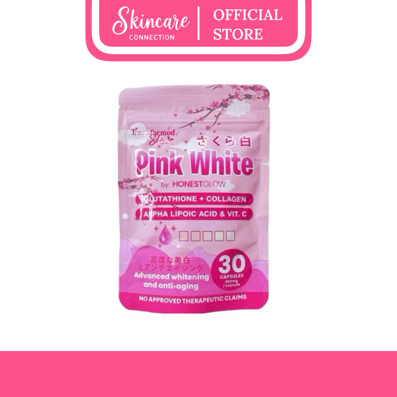 Honest Glow Pink White Glutathione 30 Capsules | Shopee Philippines