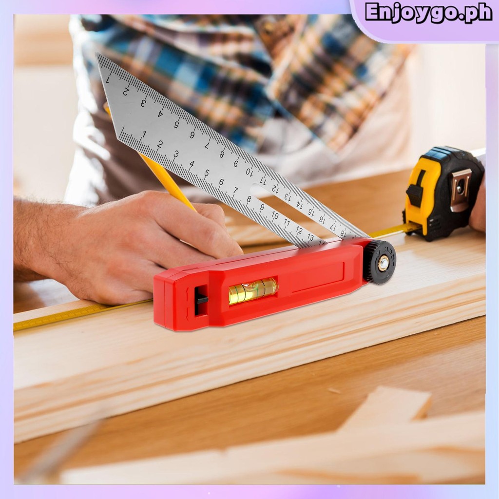 T Bevel Angle Finder Stainless Steel Sliding Angle Ruler Adjustable ...