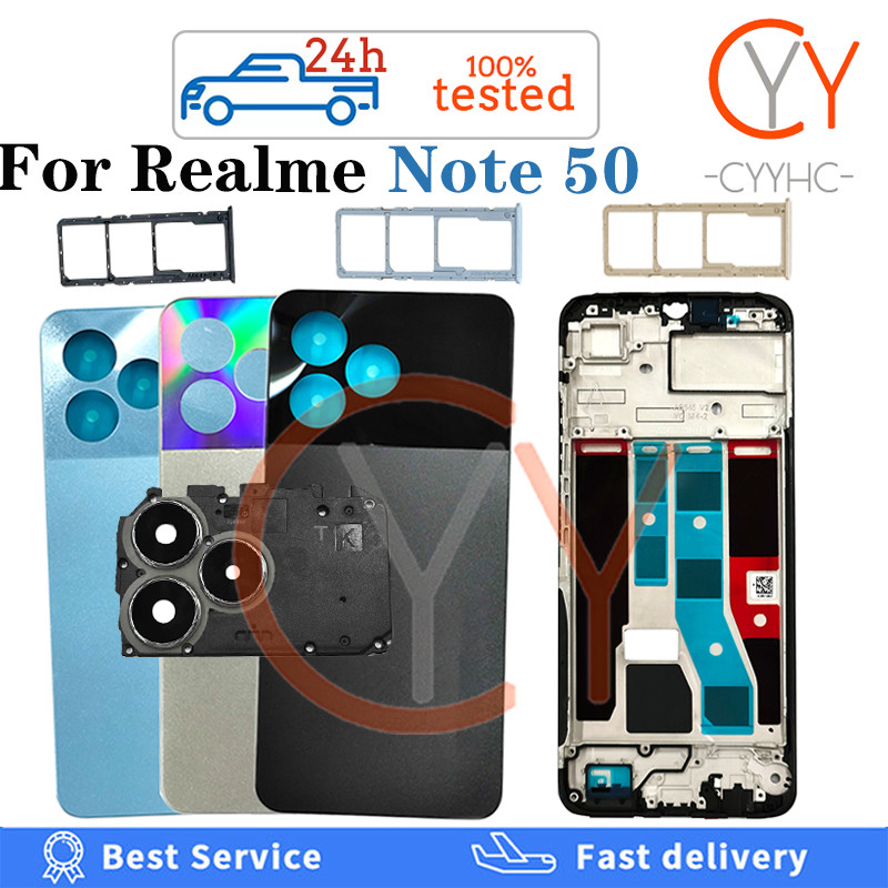 For Realme Note 50 RMX3834 back cover Battery Housingr Volume Button on ...