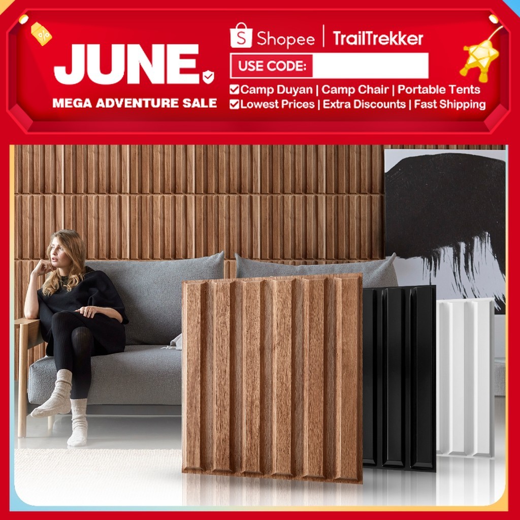 3D Wall Panel Pvc Wood Design Wall Sticker For Room Living Room ...