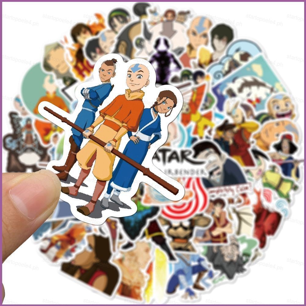 50pcs Avatar The Last Airbender Cartoon Stickers DIY Cup Suitcase ...