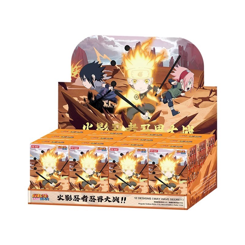POP MART Naruto Shinobi World War Blind Box Sasuke Naruto Uchiha Sasuke ...