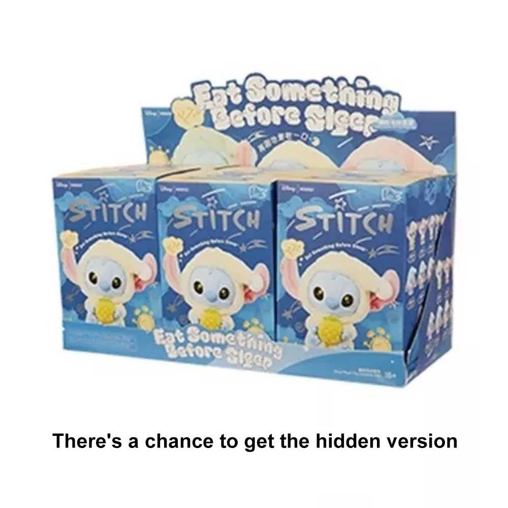 Miniso Stitch takes a bite no matter how sleepy he is vinyl plush ...