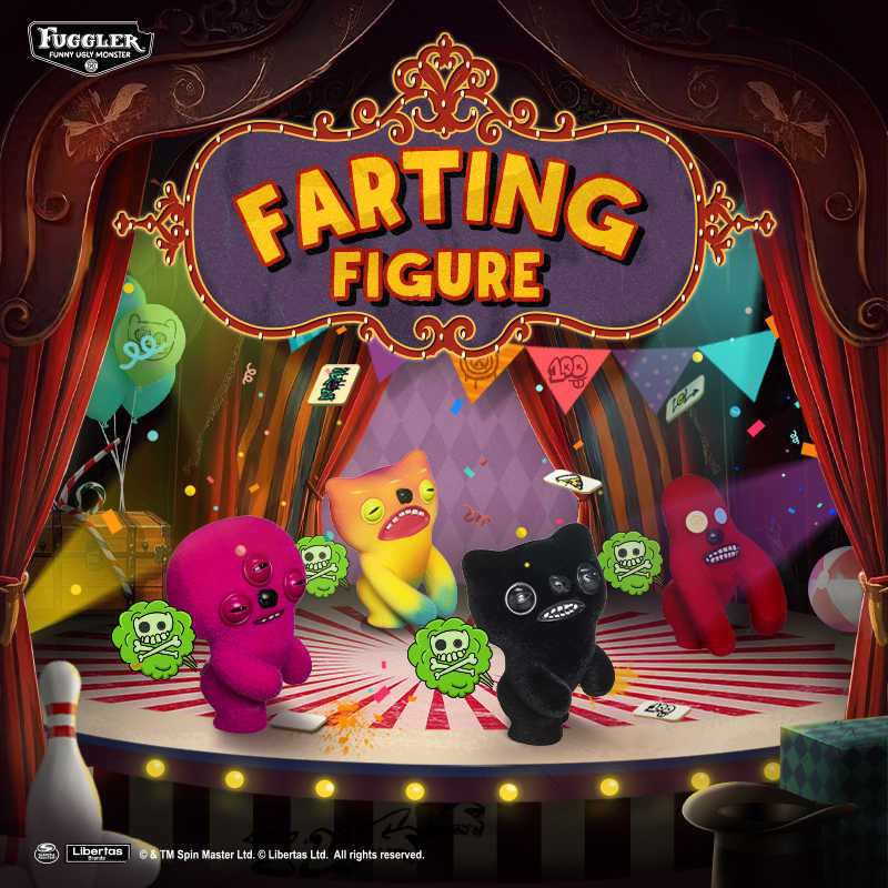 Official FUGGLER Farting Monster Plush Toy - Funny Sound Effects with ...