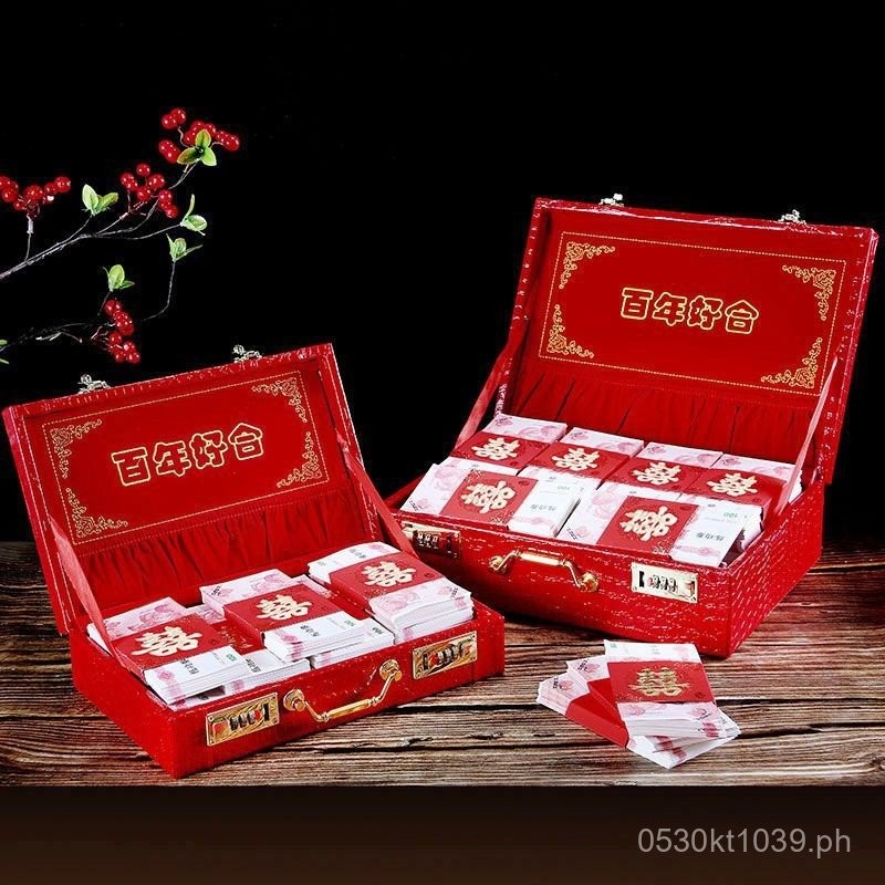 Red Box Money Box Bride Box Box Money Box Wedding Dowry Box Wedding Box ...