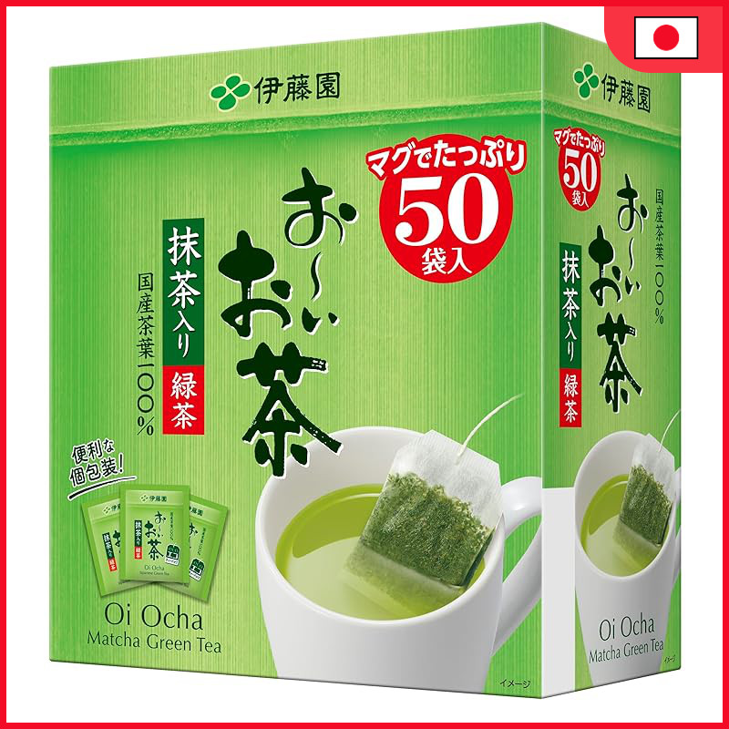 Ito En Eco Teabags: Oi Ocha Green Tea (with Matcha) 1.8g x 50/120 Bags ...