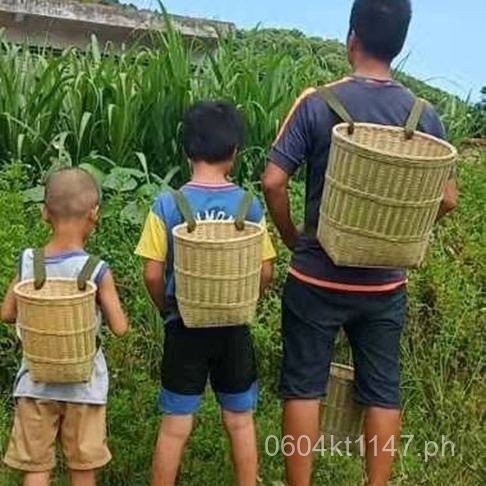 Traditional Flat Shape)Backpack with Drawstring(Bamboo Products for ...