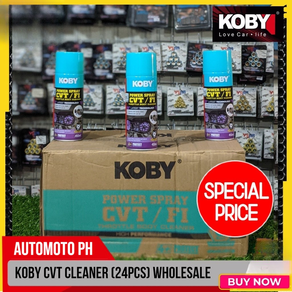 KOBY CVT CLEANER Power Spray CVT / FI Throttle Body Degreaser 450ml ...