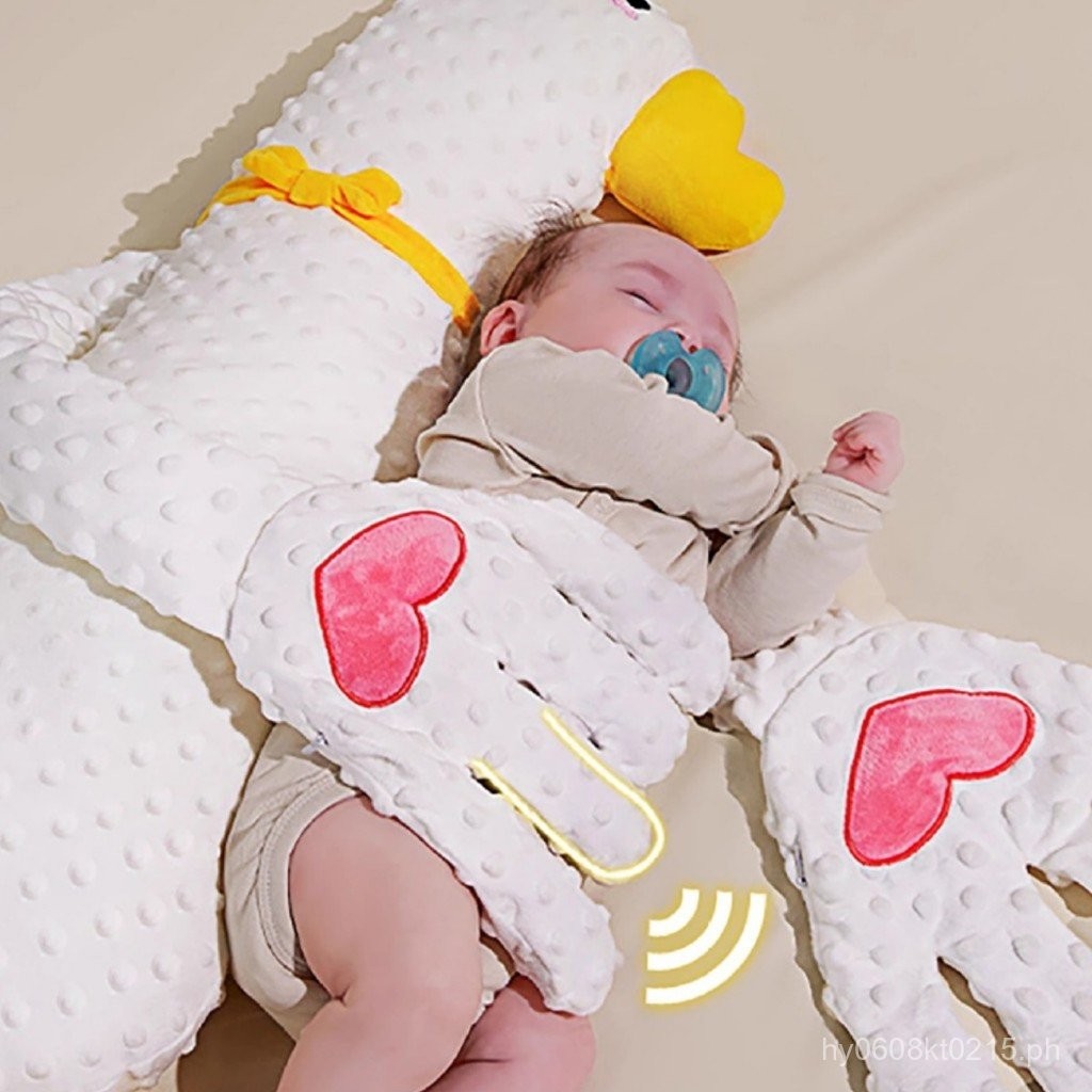 Pillow February Self-Handheld Big White Goose Soothing Baby Patting ...