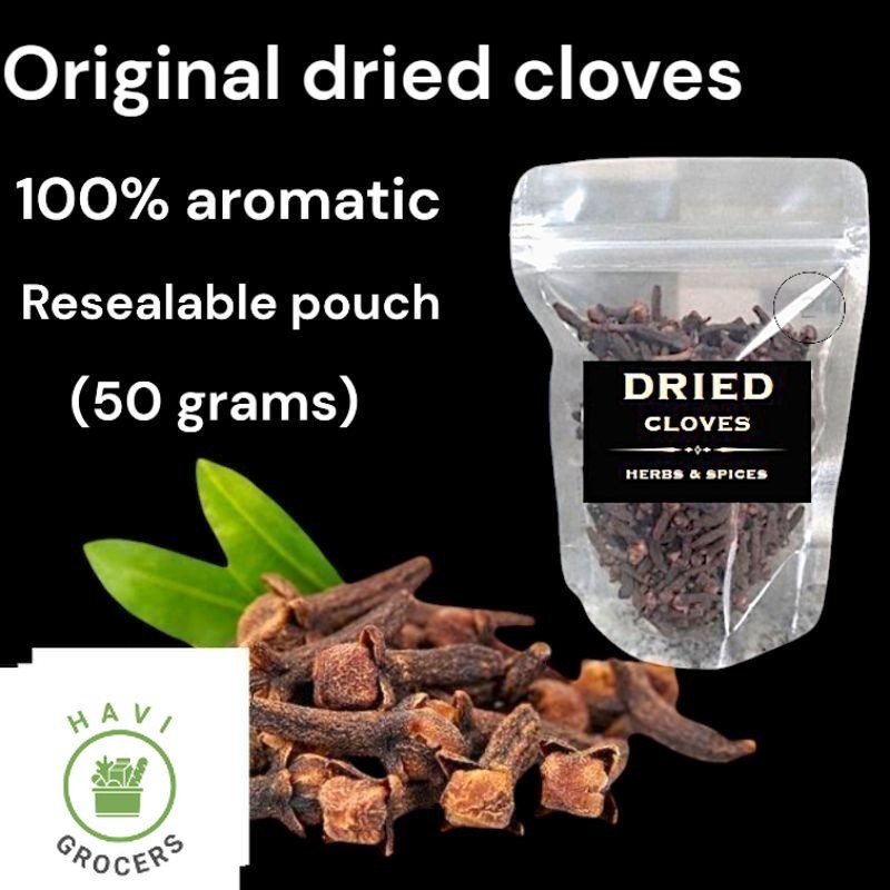 [ZIP LOCK] Dried Cloves Paco Mismar 25 50 100G Herbs Spices Seasoning ...