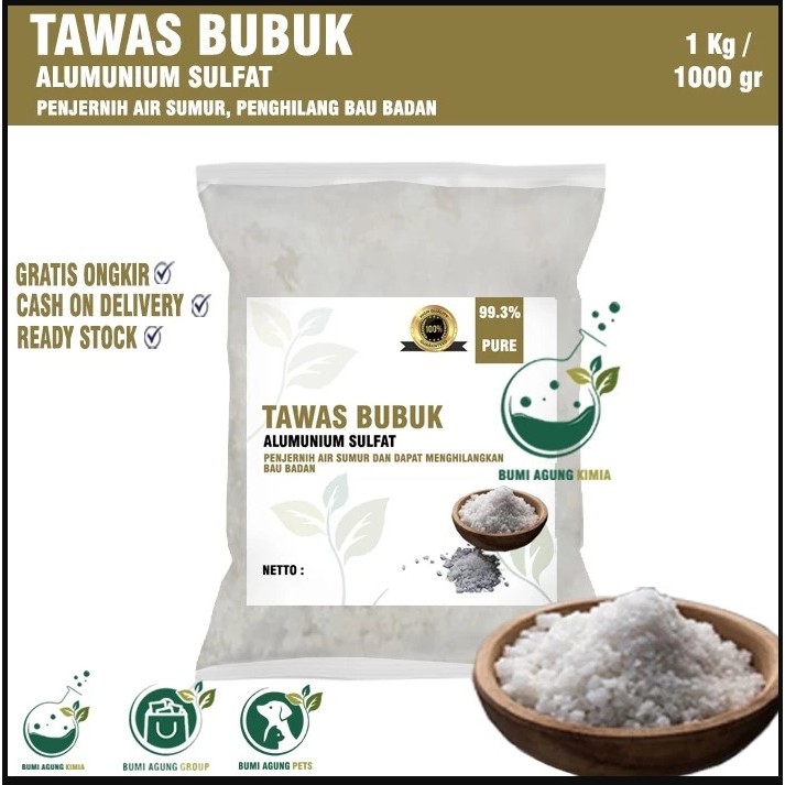 Alum Powder 1KG Aluminum Sulfate Powder 1 KG kilo bulk packaging ...