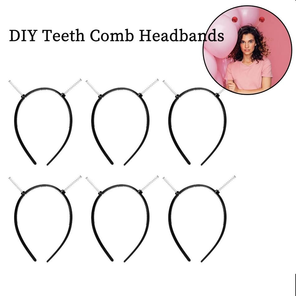 10pcs Hairband with Spring Antenna Party Headband DIY Costume Making ...