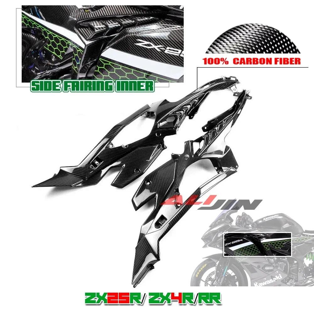 Real Dry Carbon Fiber For KAWASAKI Ninja ZX25R ZX4R ZX-4RR ZX4RR 2020 ...