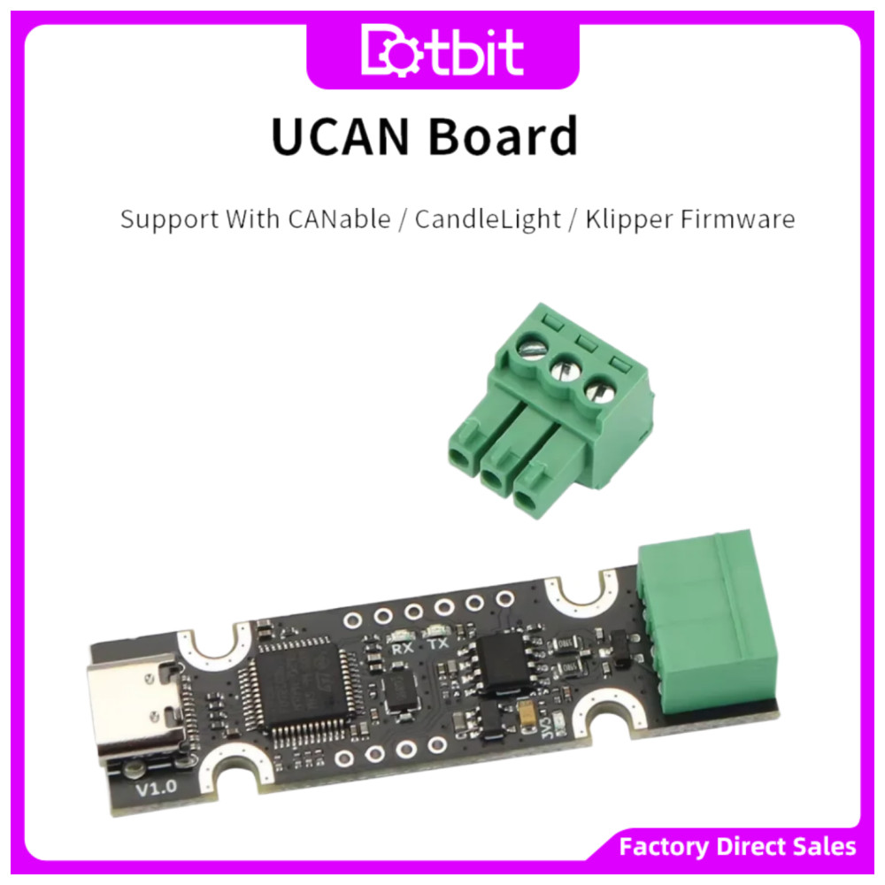 Ucan board support with Canable / Candlelight / Klipper firmware based ...