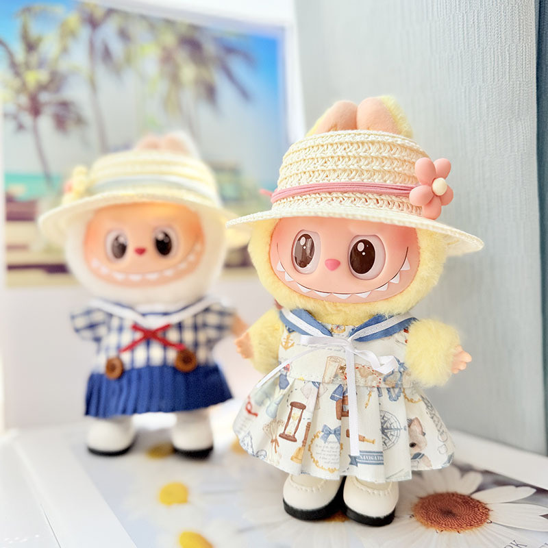 15cm 17cm Labubu Clothes Sail Penguin Set Cute For labubu V1 V2 V3 ...