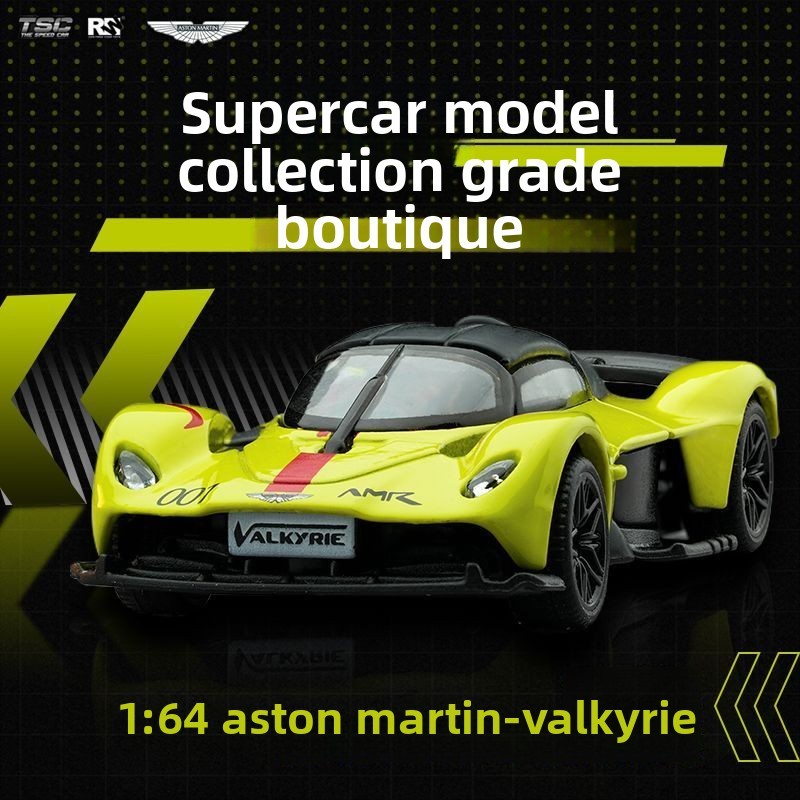TSC 1:64 Aston Martin Valkyrie Diecast Hypercar Model Toy for ...