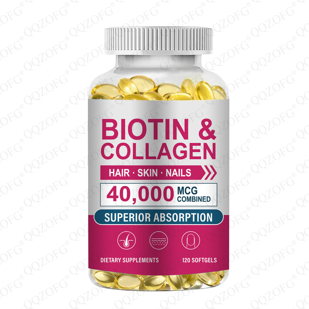 Supply Biotin Collagen Soft Capsules CollagenSoftgels Support wss6.4 ...