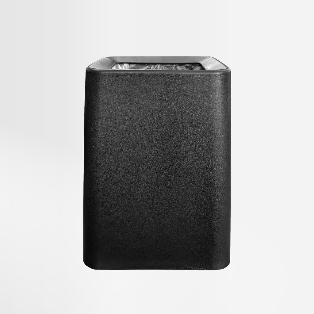 Black Square Plastic Dustbin ZY-162 7.5 Litre | Shopee Philippines