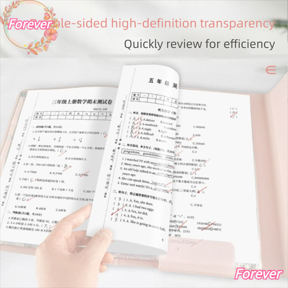 FOREVER Test Paper Folder, A3 Transparent Folded Folders, Exam Folder ...