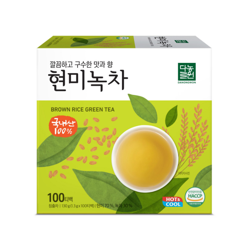 Danongwon Korean Brown Rice Green Tea 100T | Shopee Philippines