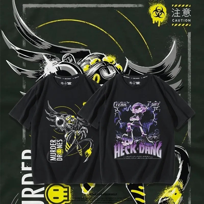 Inorganic Killer Murder Drones Anime Merchandise t Same Style cos Short ...