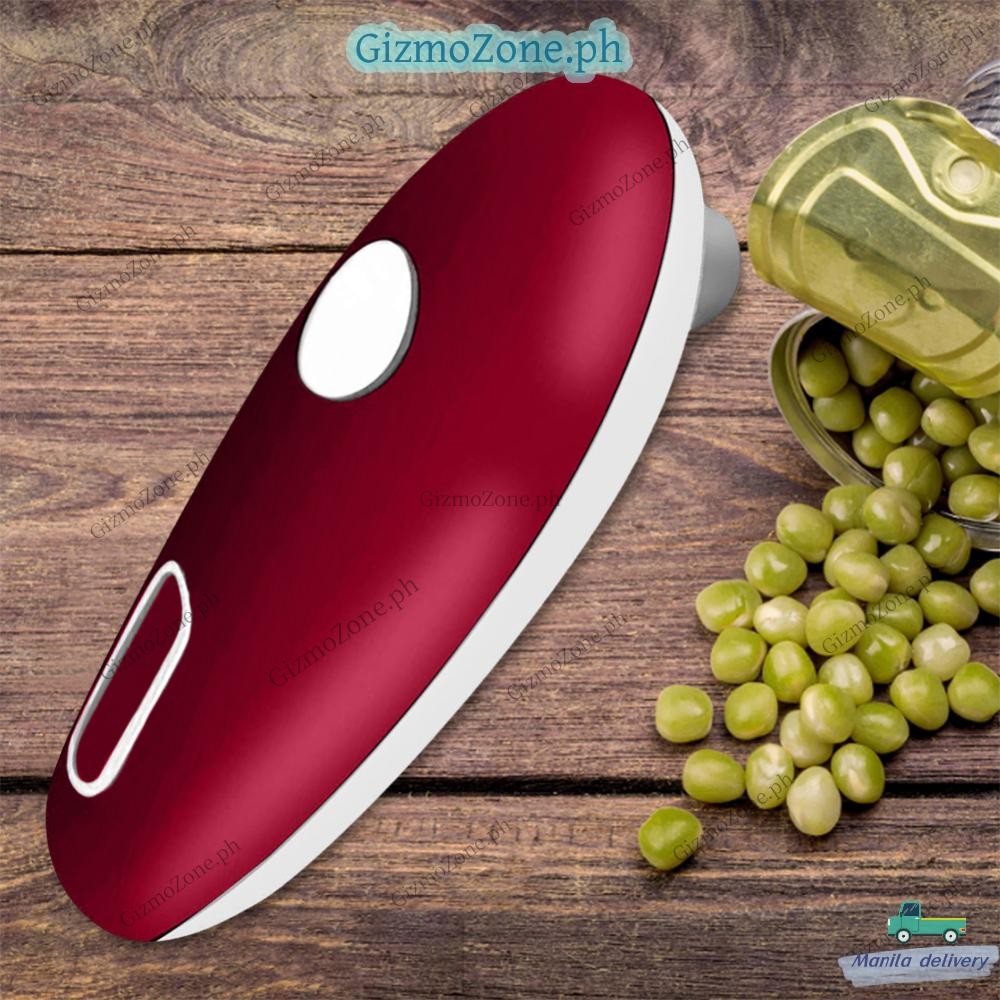 One-Touch Operation Battery Powered No Sharp Edge Can Opener Machine ...