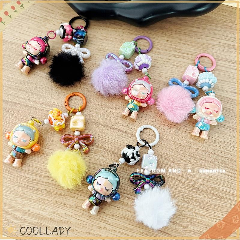 FCPH Skullpanda Keychain Colorful Doll Charm Pendant Keyring Jewelry ...