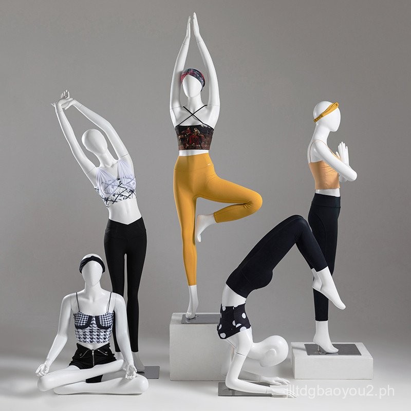 Clothing Mannequin Props Female Yoga Full Body Exercise Dummy Model ...