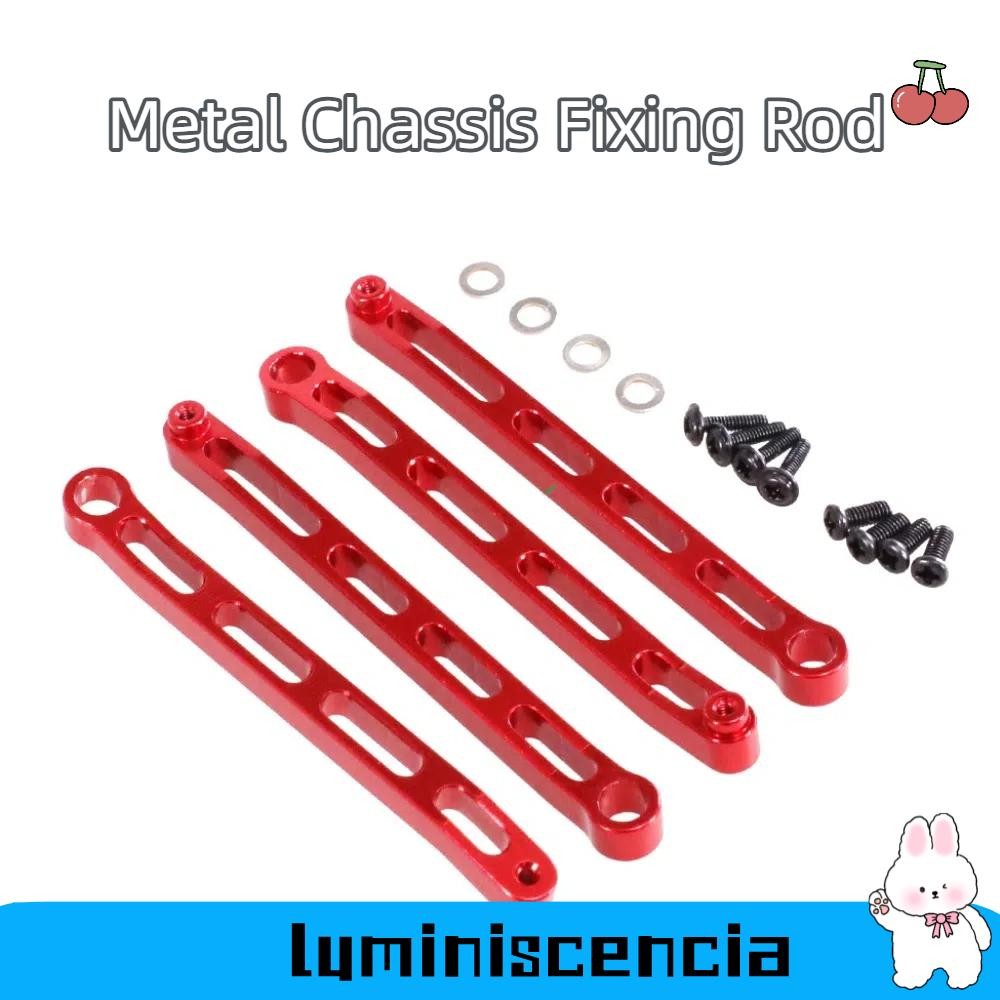 LUMINISCENCIA 4pcs Set Chassis Fixing Rod, Metal 1/12 Scale Chassis ...