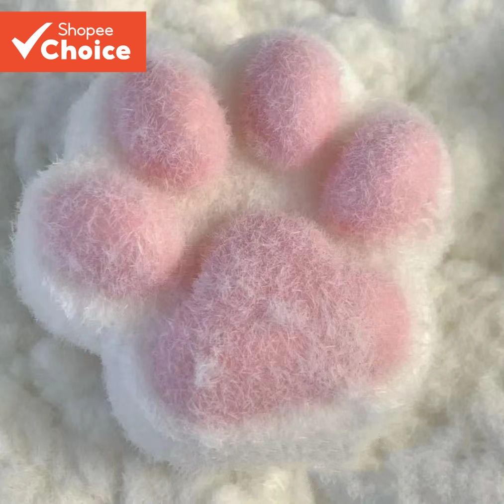 1PC popular big cat paw plush toy, mango-flavored stress relief toy for ...