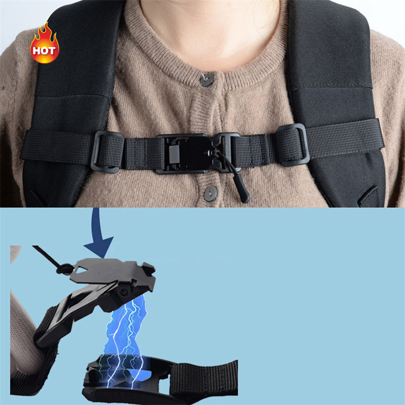 Backpack Magnetic Chest Pack StrapEasy Detachable Strap Adjustable ...