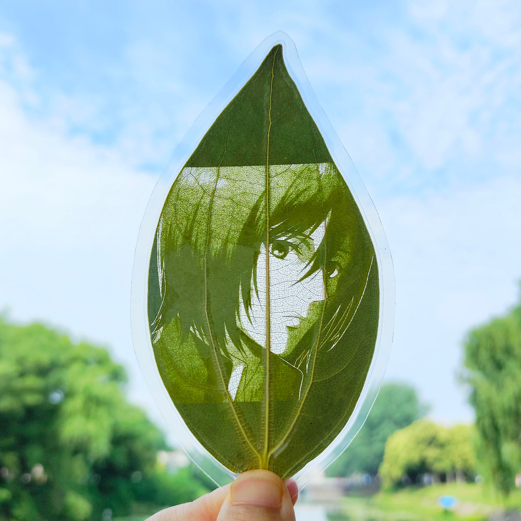 Leaf Sculpture Anime Wife Merchandise Two-Dimensional Creative DIY Leaf ...