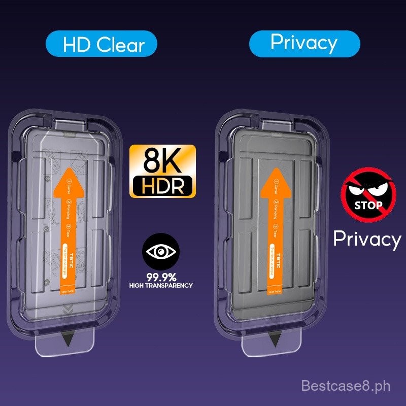 Full Coverage Clear Matte Privacy Tempered Screen For Huawei Honor X9A ...