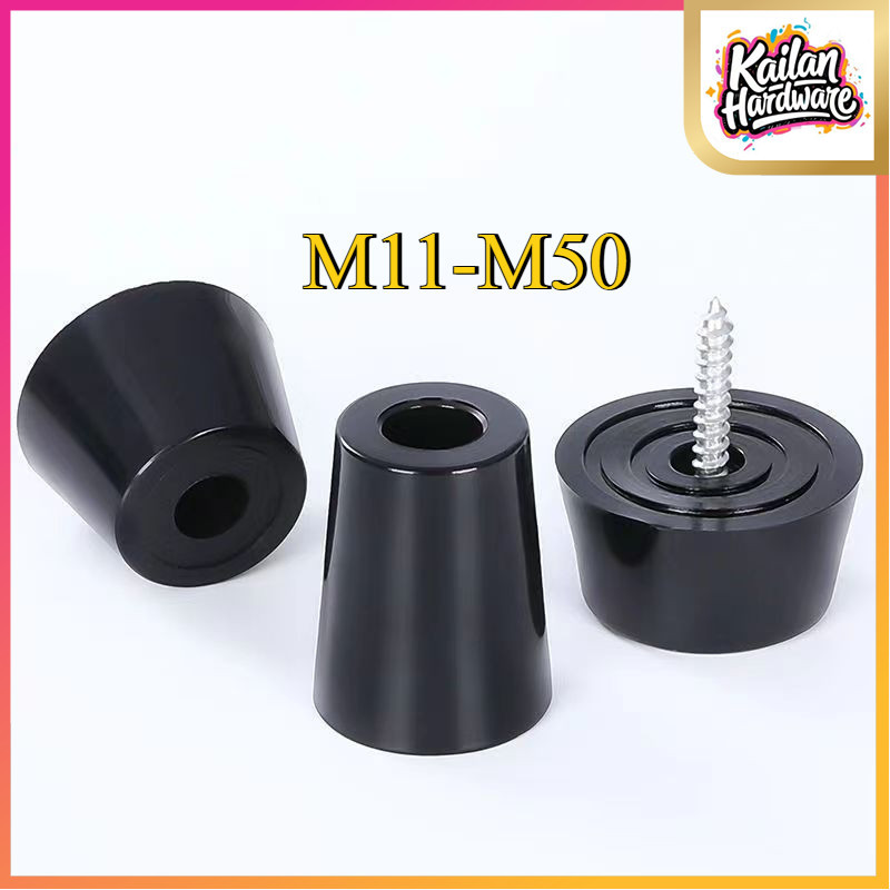 Screw Hole Environmentally Friendly Rubber Foot Pad Table Chair ...