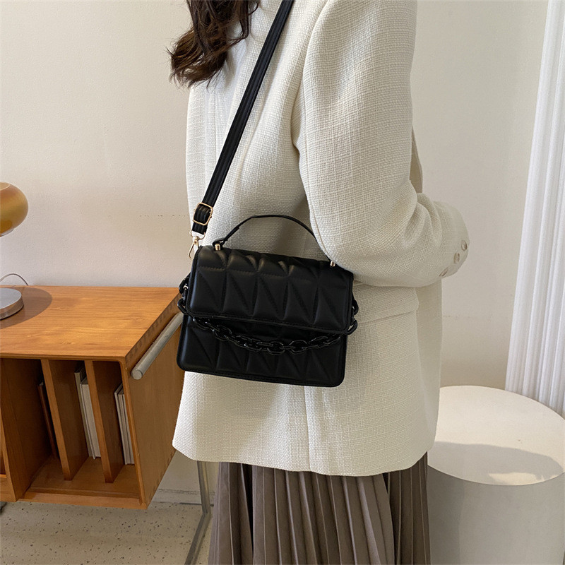 Portable Small Square Bag Female Bag New Style Chain Bag Shoulder ...