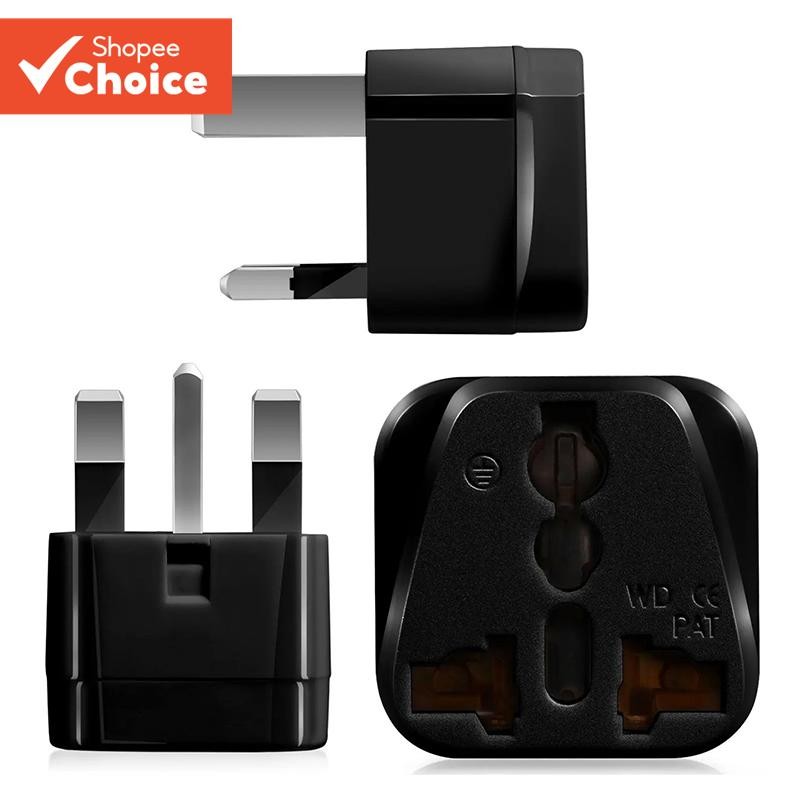 All Types Universal Adapter Portable Travel 3 Pin Plug Socket Converter ...