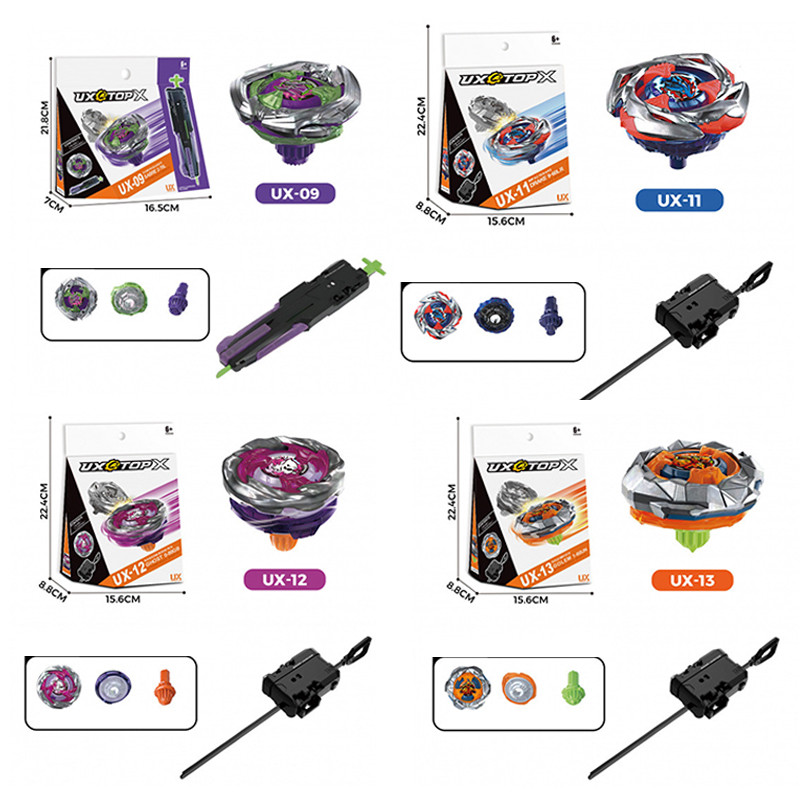 Beyblade Burst UX Series UX-09 Samurai Saber UX-11 Starter Impact Drake ...