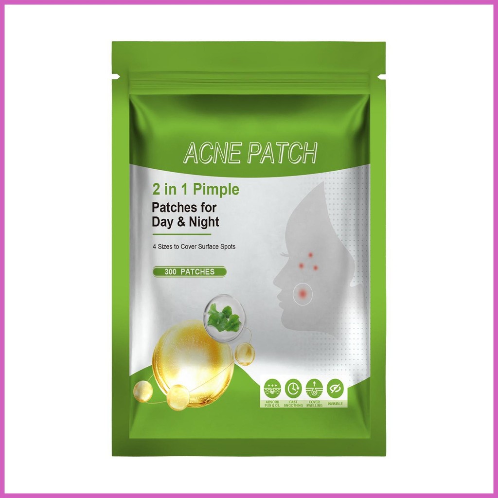 Facial Pimple Patches 2-in-1 Day & Night Pimple Patches For Face Zit ...