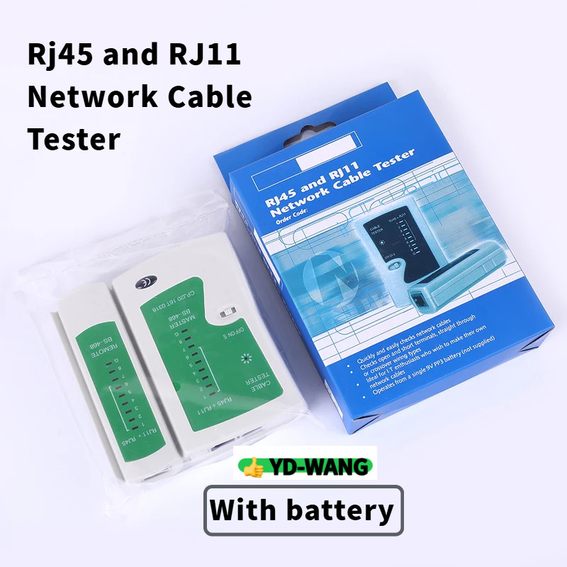 Ethernet Line Networking Wire Detector Portable Network Cable Tester Network Cable Testers Rj45
