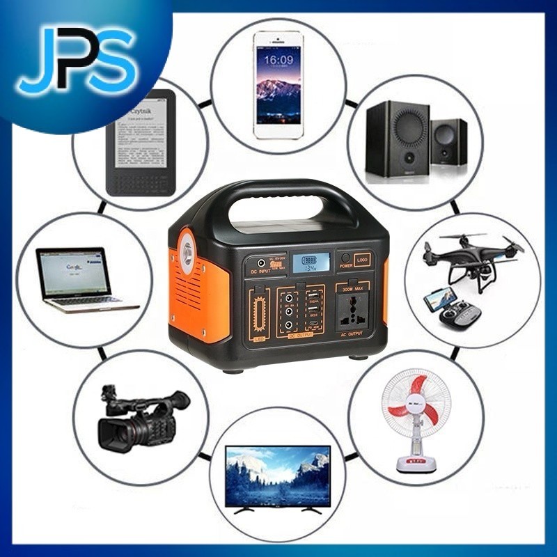 220V 150W/300W Power Station solar charge portable home generator multi ...