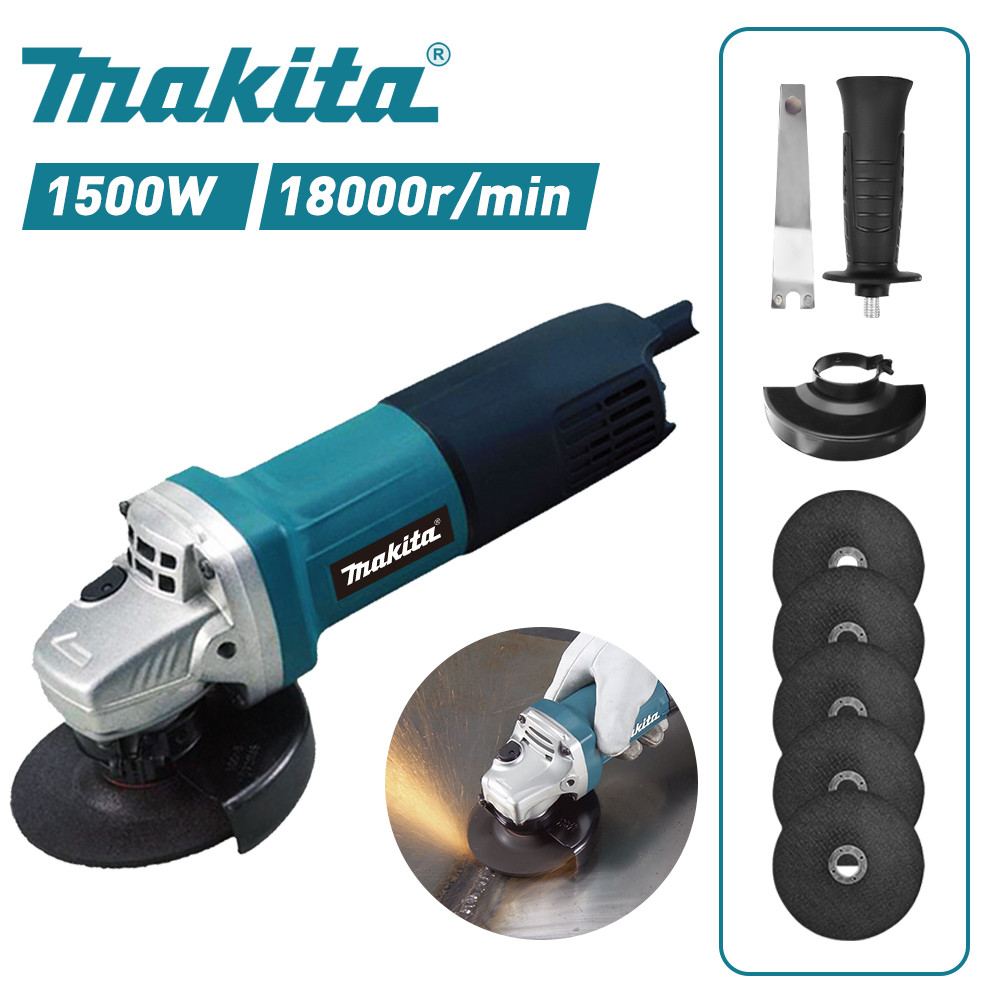 Makita Grinder 1500W High Power Professional Grinder Power Heavy Duty ...