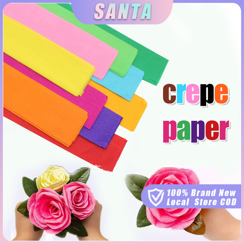 1/5Pcs Crepe Paper Premium Crepe Paper Rolls Decor DIY Flower Gift ...