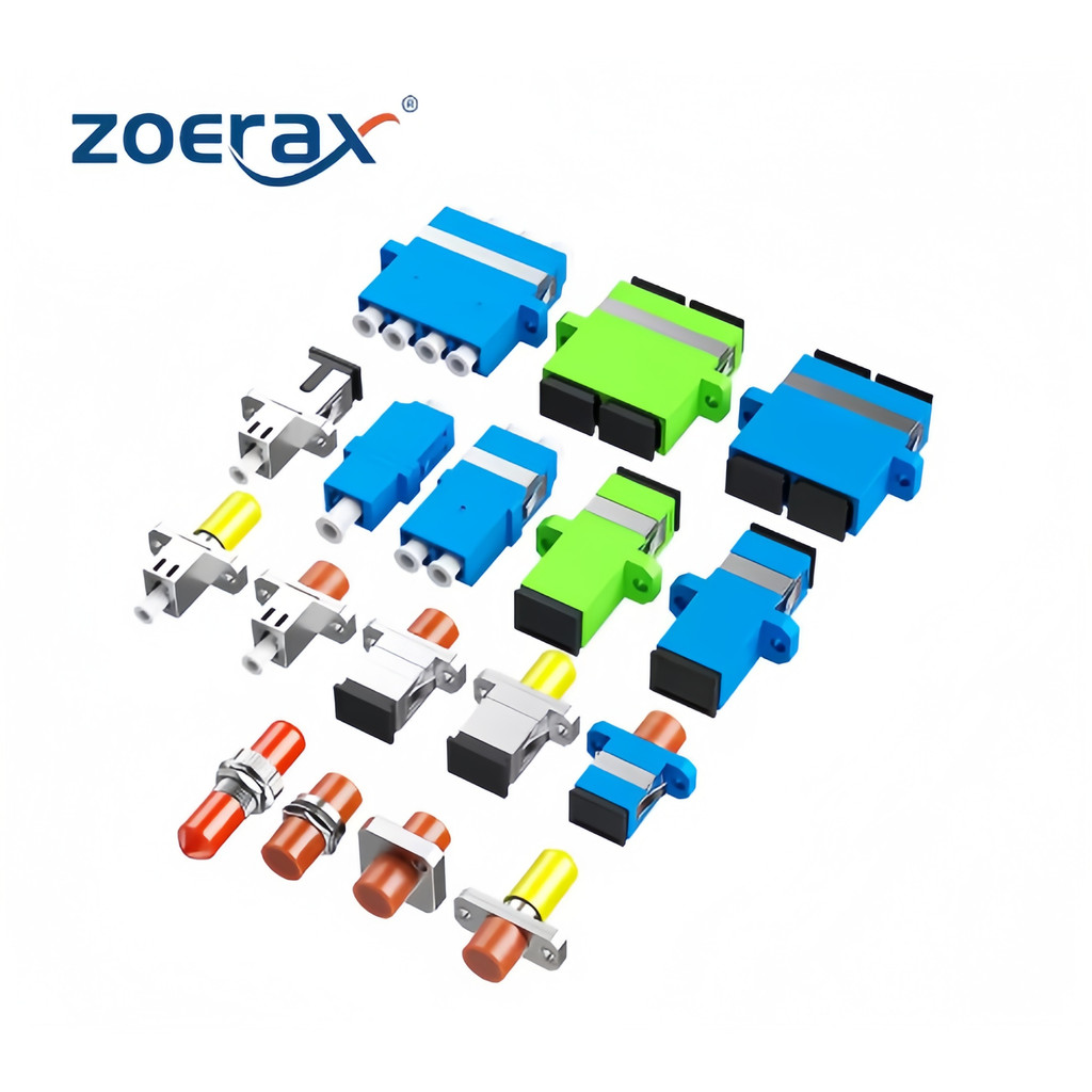 ZoeRax 30pcs Fiber Optic Couplers for SC ST LC Simplex Cables for Multi ...