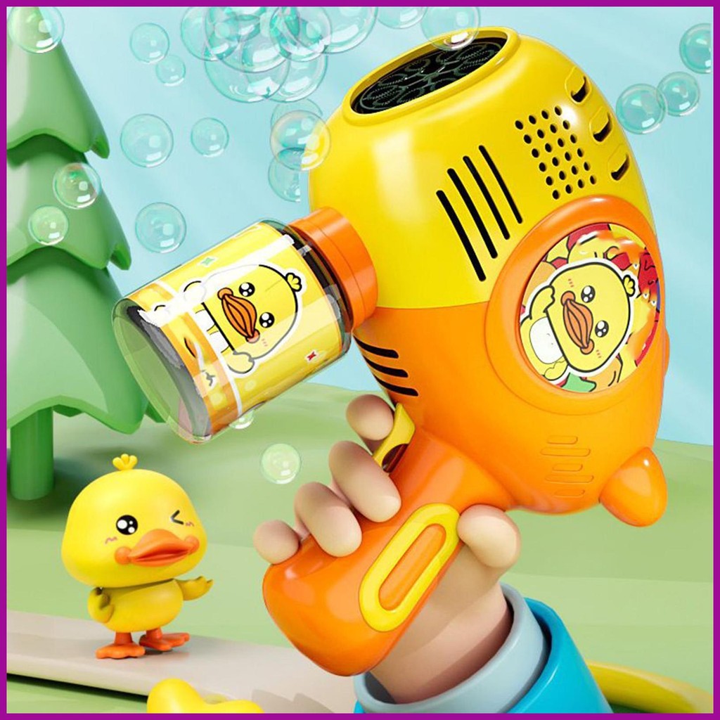 Kids Bubble Machine Automatic Kids Bubble Toy Interactive Outdoor Beach ...