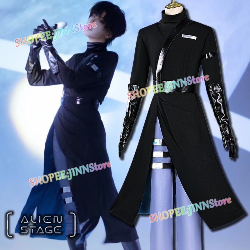 -JINN-Anime ALIENSTAGE Cosplay Costume ALIEN STAGE IVAN Black Sorrow ...