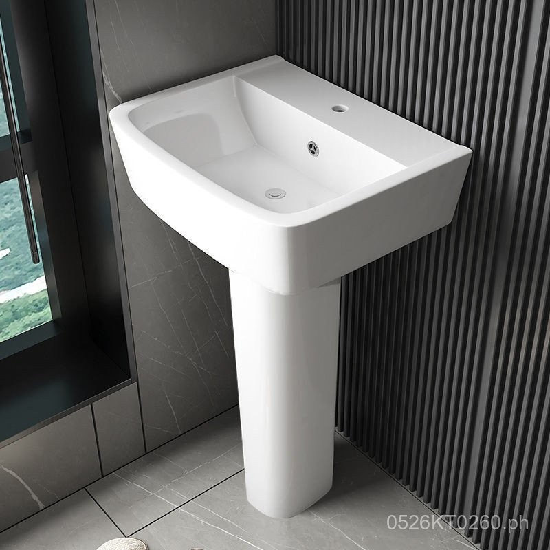Ceramic Basin Bathroom Balcony Household Wash Basin Small Apartment ...